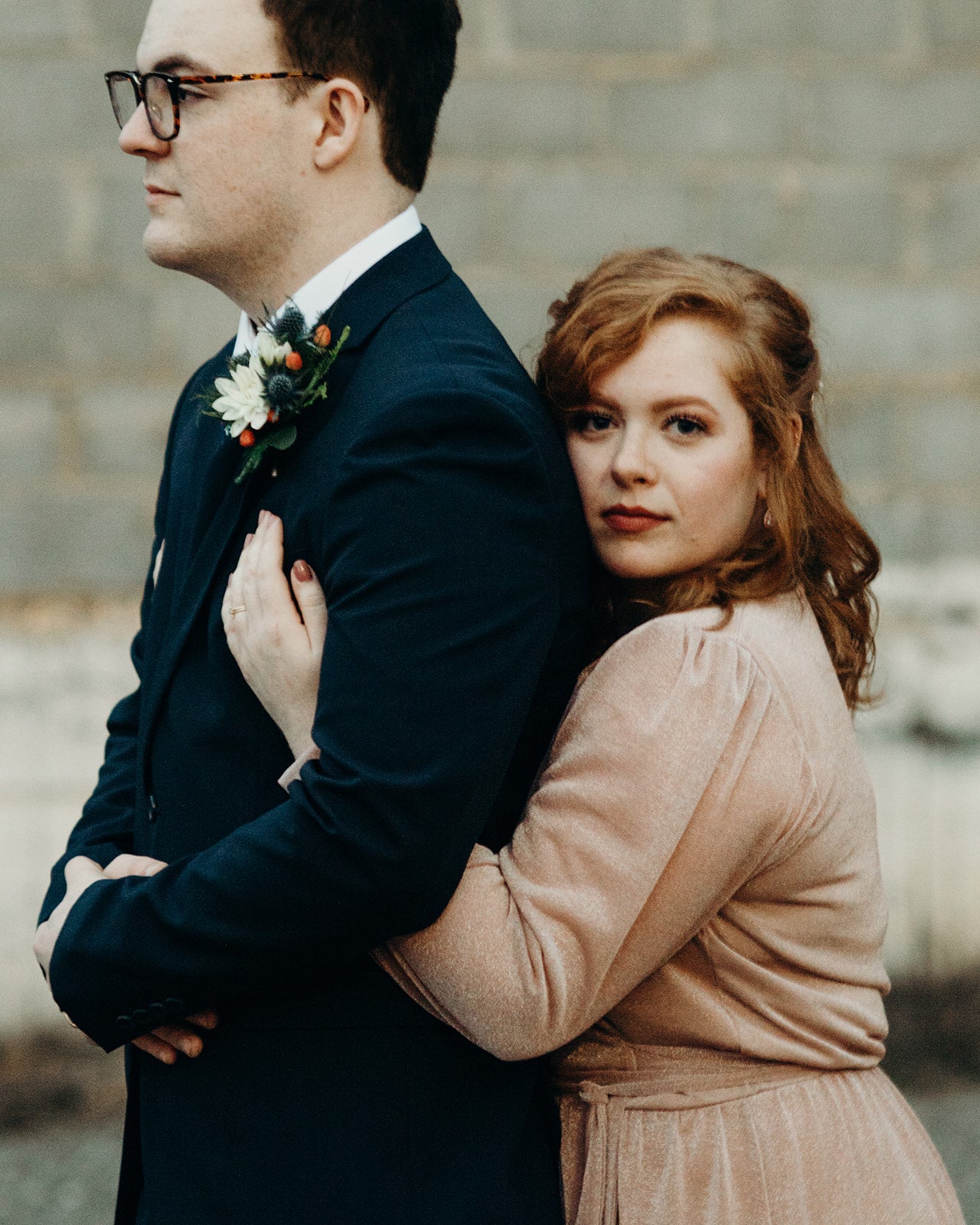 Andrew and Chloe's wedding, in their favorite coffee shop