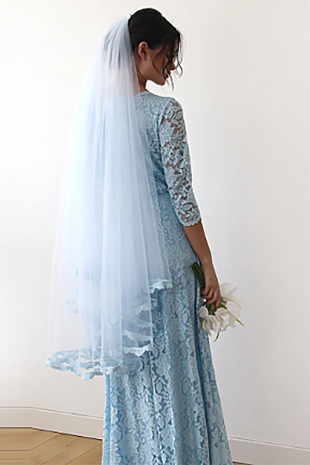 Light Blue Veil #4015