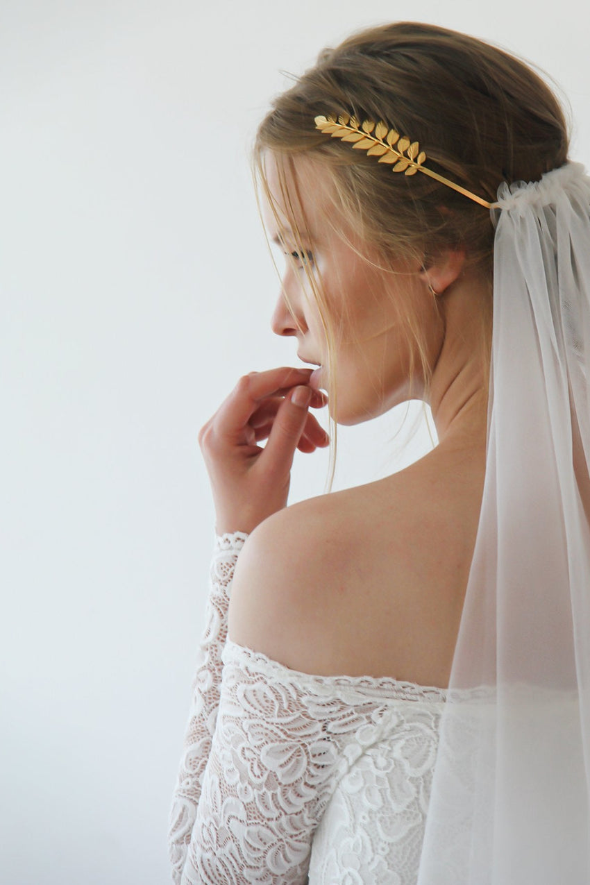 Goddess Crown Headpiece Veil by Blush #4030