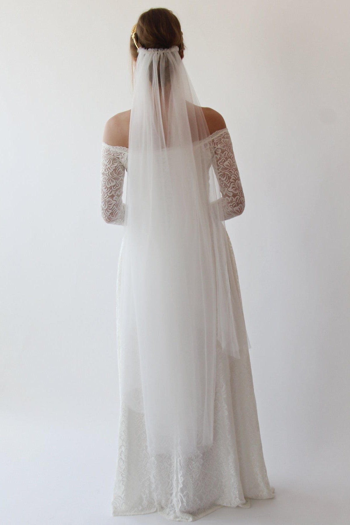 Goddess Crown Headpiece Veil by Blush #4030